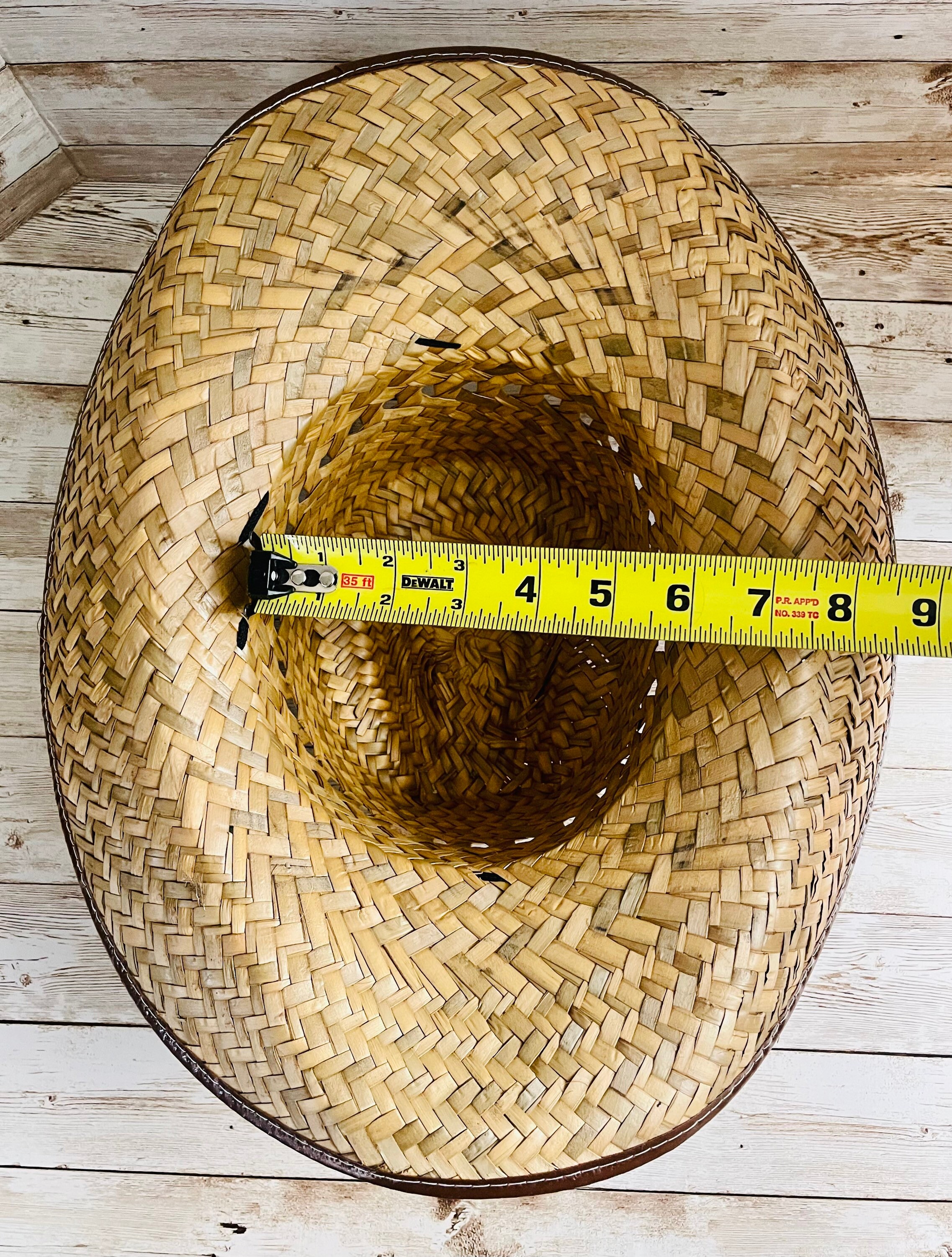 3x Cowboy Mexican Palm Leaf Straw Hat Sombrero Vaquero - Etsy