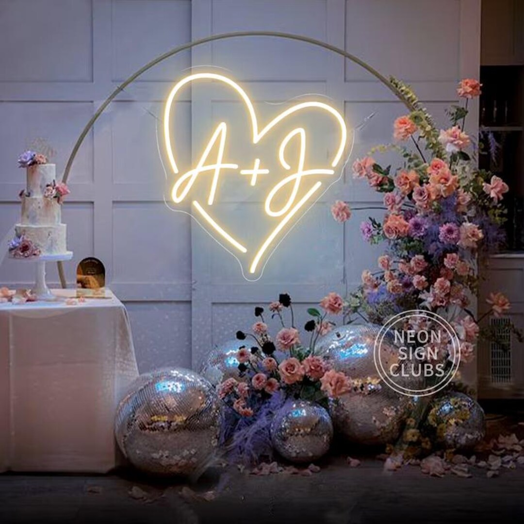Custom Led Sign for Wedding Decor,neon Wedding Light,illuminated ...