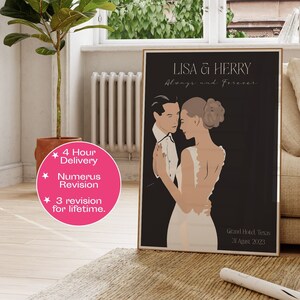 Wedding Art, Personalized Wedding Poster, Printable Wedding Art ...