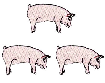 Cartoon Piggy Patch Custom Made - Etsy