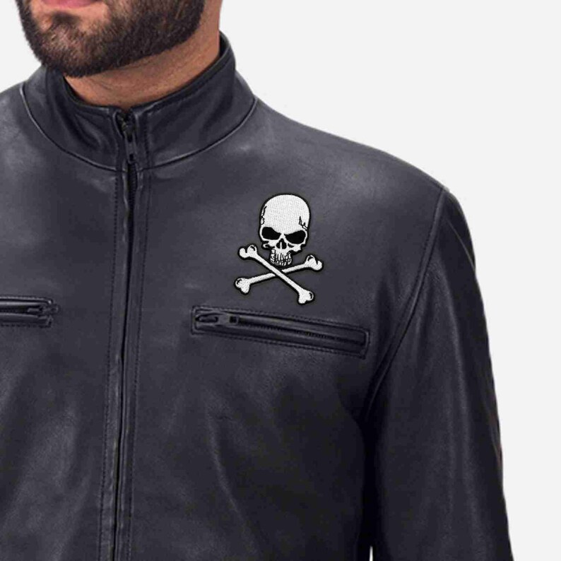 Skull and Crossbones Patches (3-pack) Skull Embroidered Iron on Patch ...