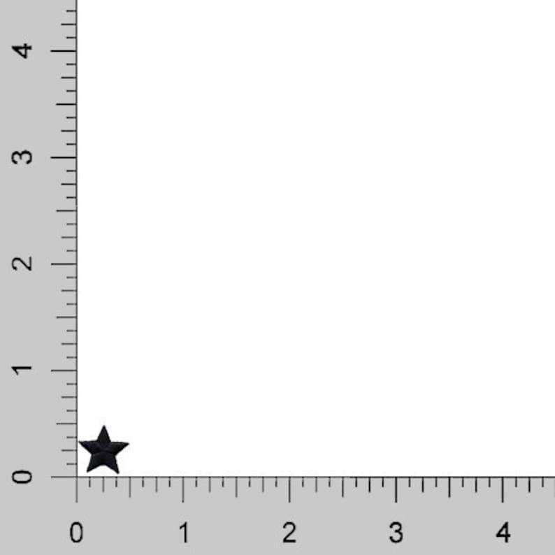 Half Inch Star Patches 10 Pack Star Embroidered Iron on | Etsy