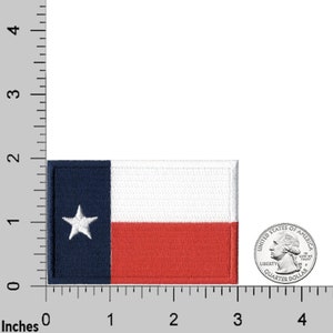 Texas State Flag Patches (2-pack) Flag Embroidered Iron on Patch ...