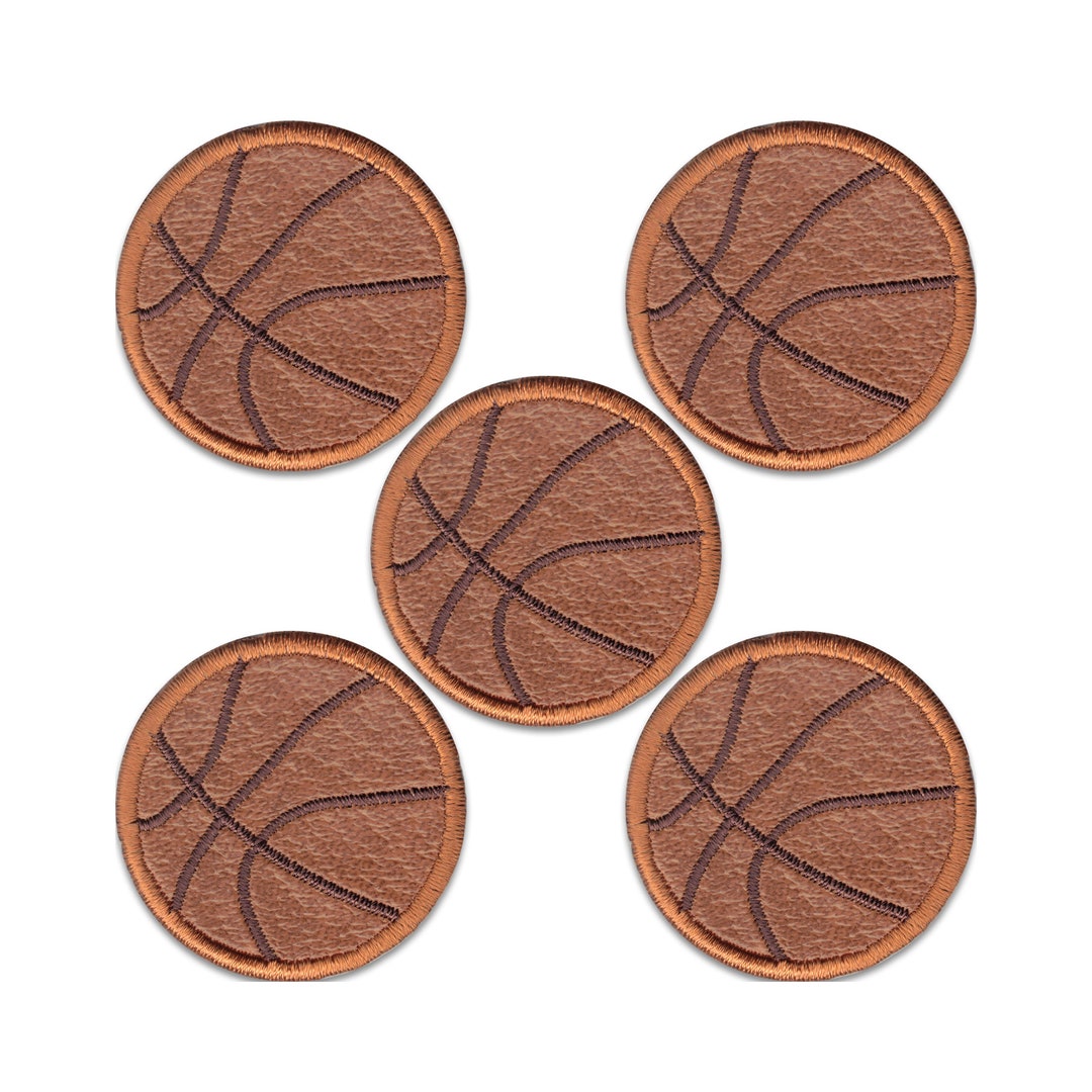 Basketball Patches (5-pack) Sport Embroidered Iron on Patch Applique - Etsy