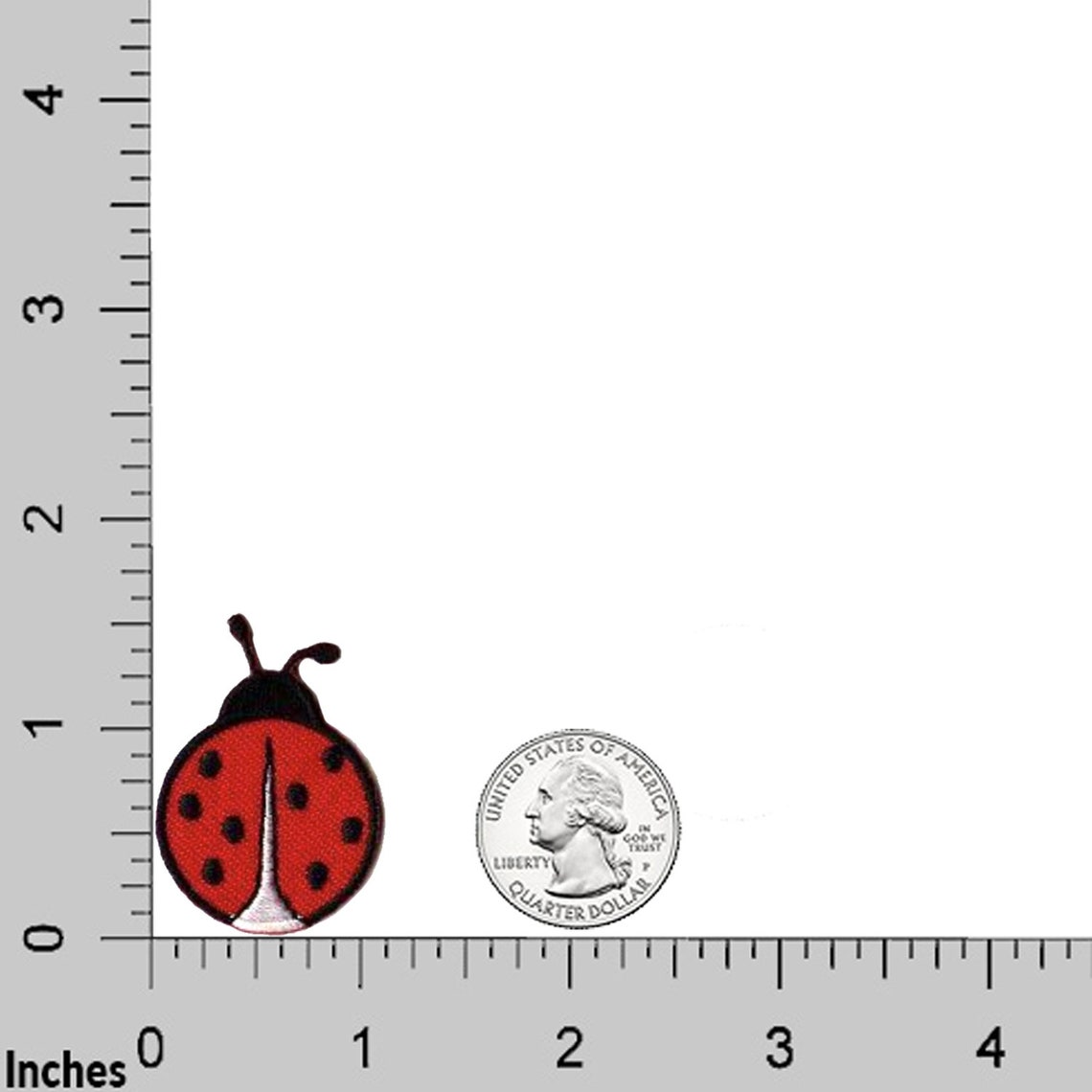 Small Ladybug Patches 5-pack Insect Embroidered Iron on - Etsy