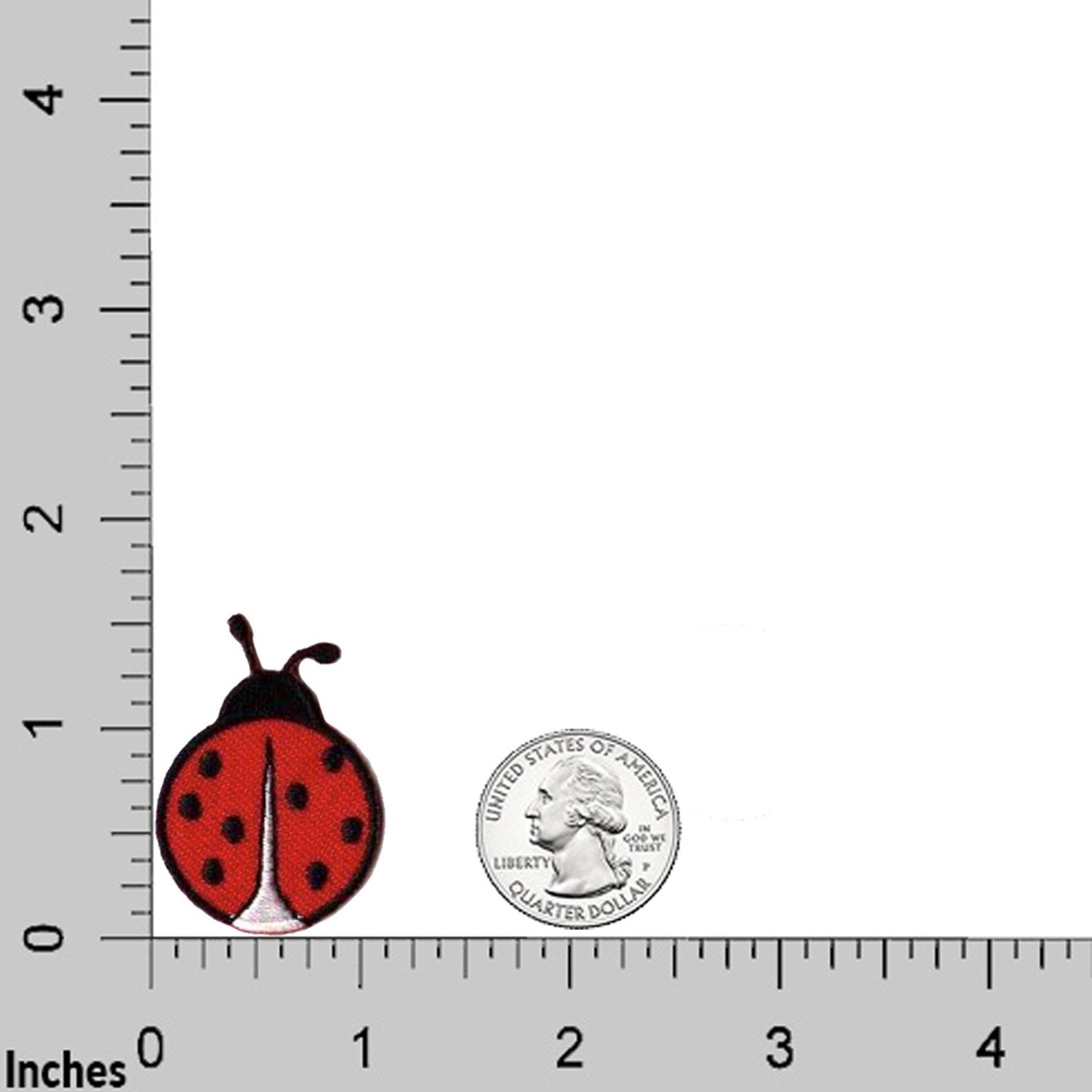 Small Ladybug Patches 5-pack Insect Embroidered Iron on - Etsy