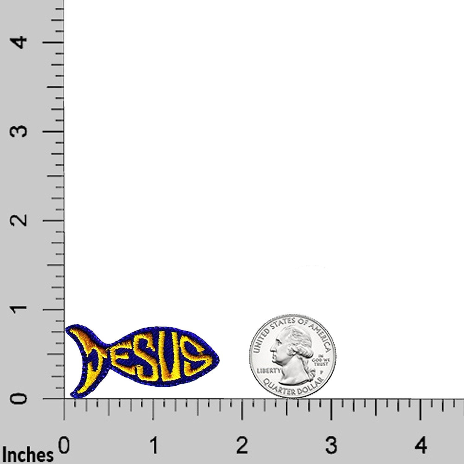 Jesus Fish Patches 5-pack Religious Iron on Patch Appliques | Etsy