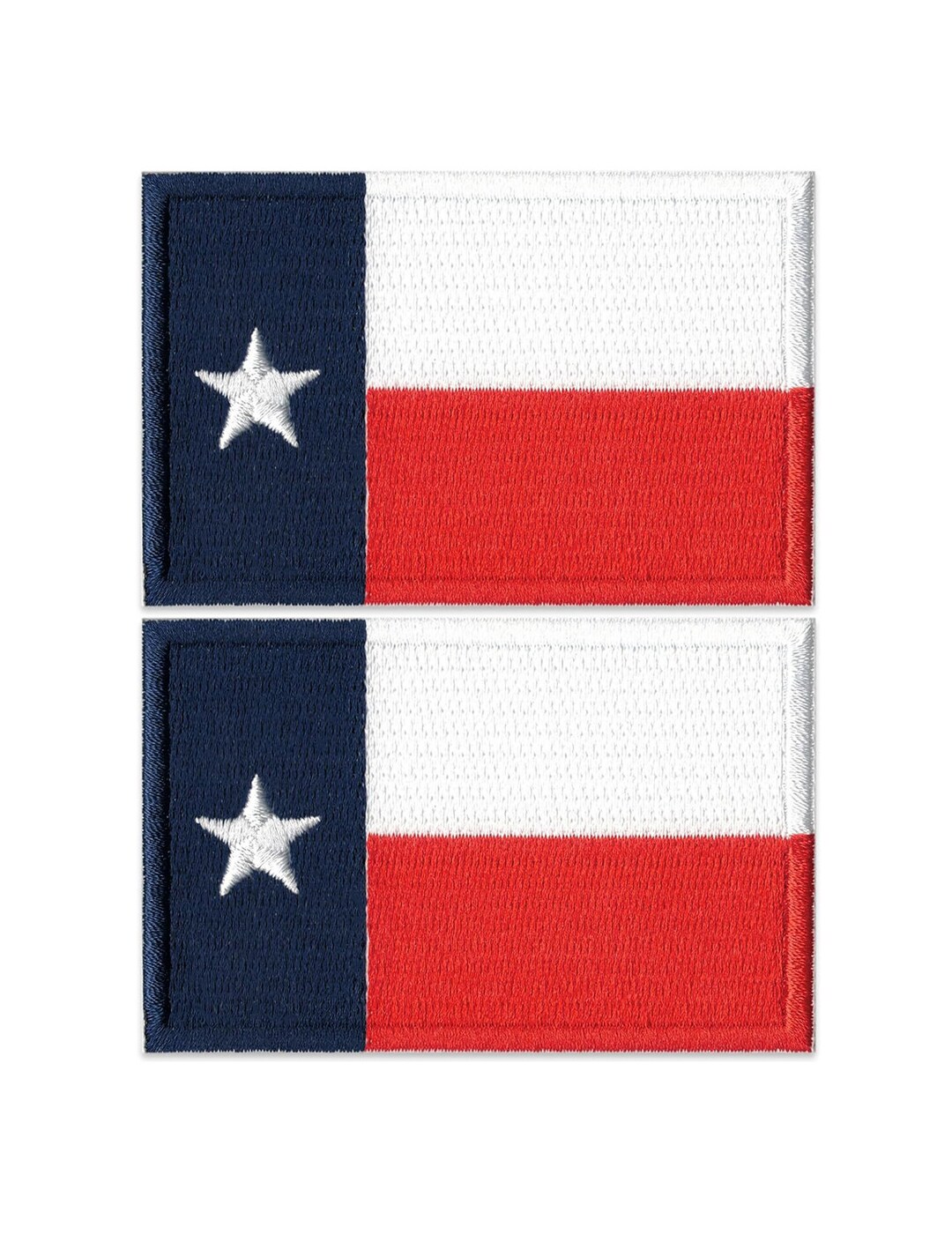 Texas State Flag Patches (2-pack) Flag Embroidered Iron on Patch ...