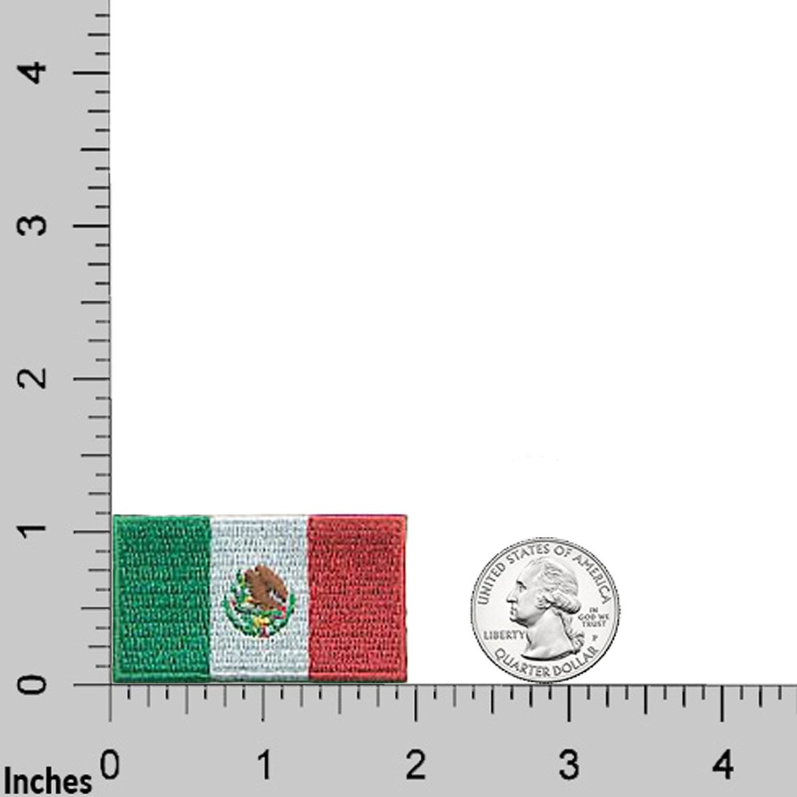 Small Mexican Flag Patch 5-pack Embroidered Iron on Patch - Etsy