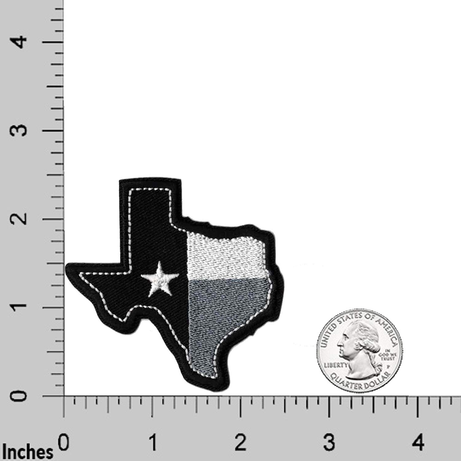 Texas Flag Patches 2-pack USA Flag Embroidered Iron on Patch - Etsy