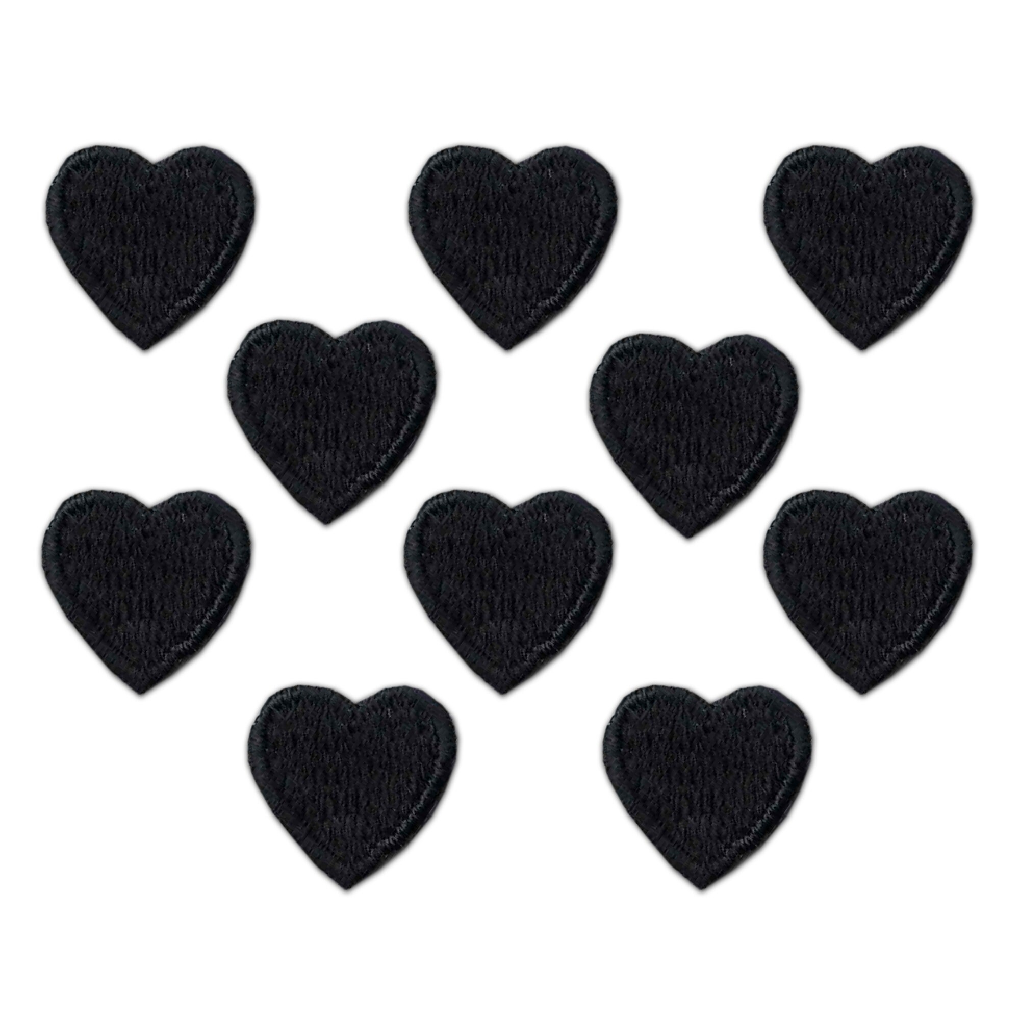 Tiny Heart Patches 10-pack Heart Embroidered Iron on Patch - Etsy