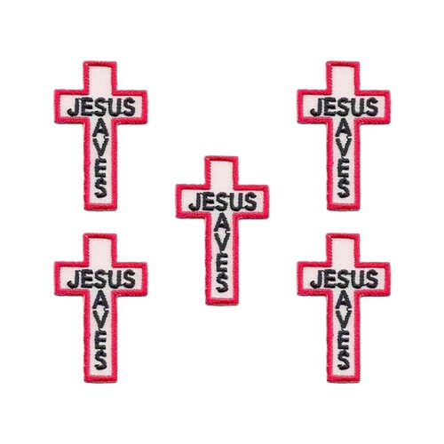 CHRISTIAN CROSS FLAG Patch Embroidered Iron-on Religious - Etsy