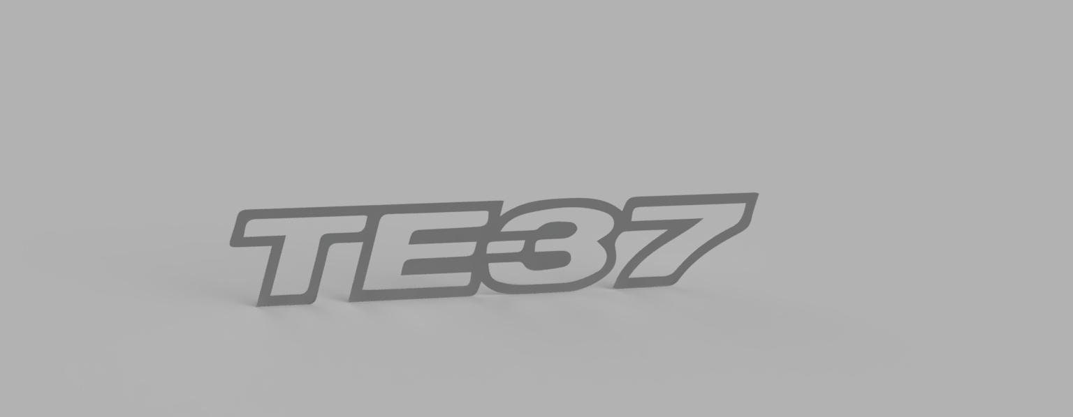 TE37 Volk Racing Logo Art File Digital Printable in .dxf and .ai for ...
