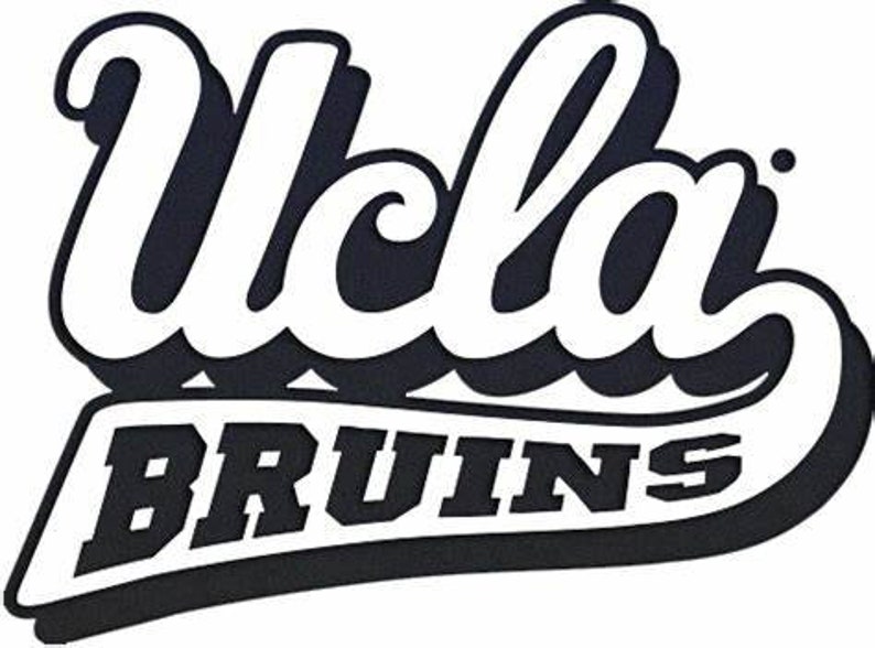 UCLA LOGO Printable Vector Artwork DIGITAL Files in .dxf and .ai Ready ...
