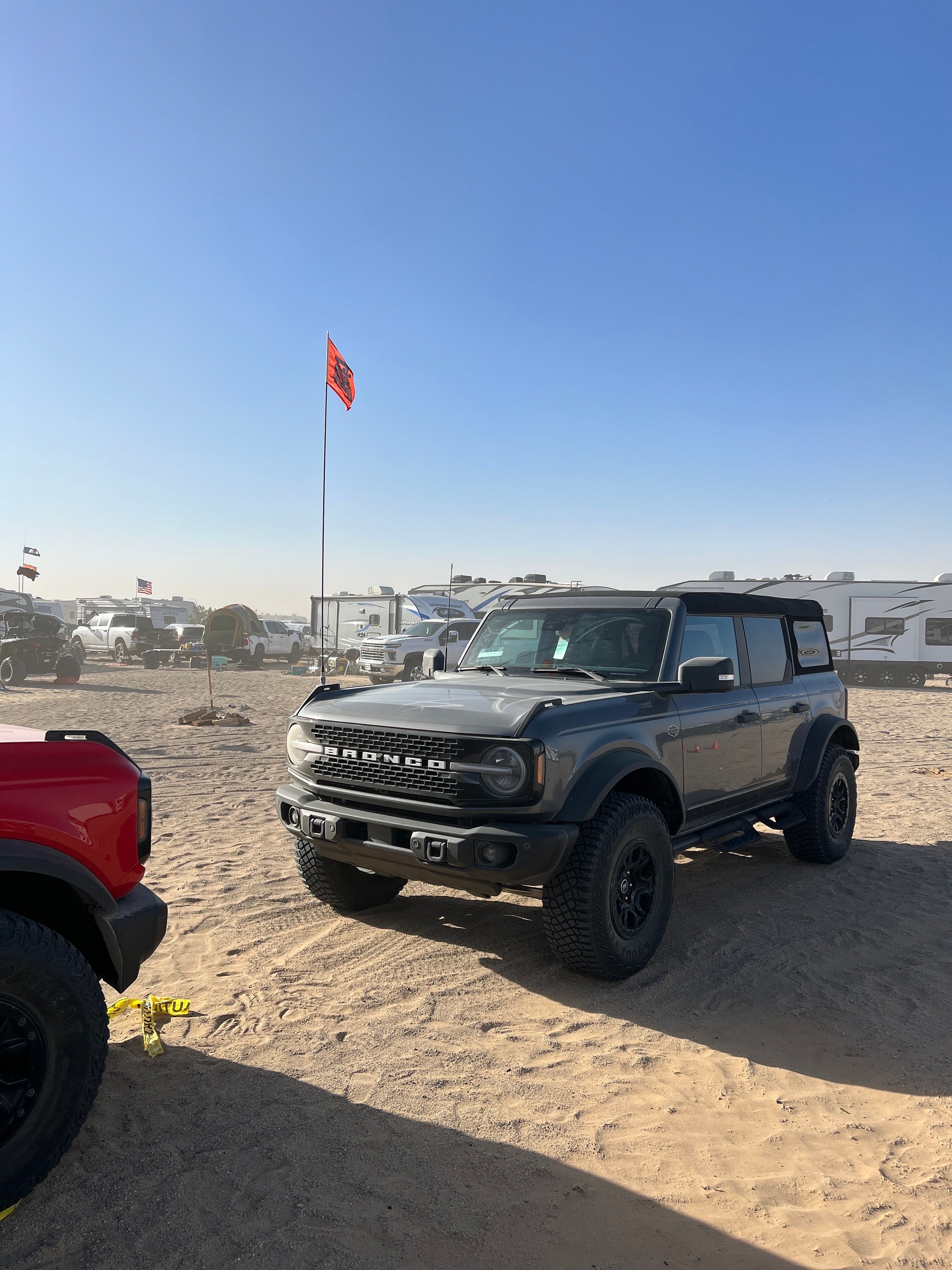 2021 Ford Bronco Fender Flag Mount CNC Billet Aluminum BLACK ANODIZED ...