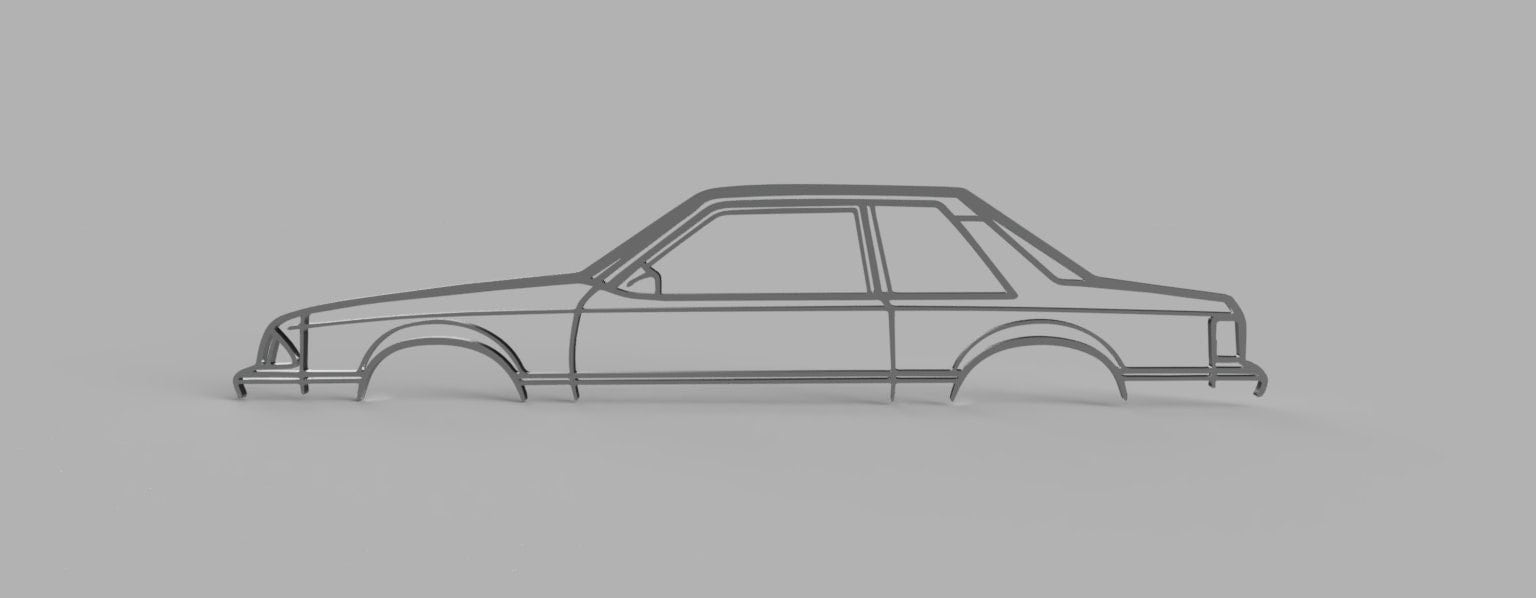 Mustang Foxbody Notchback LX Car Dxf and Ai File Vector - Etsy