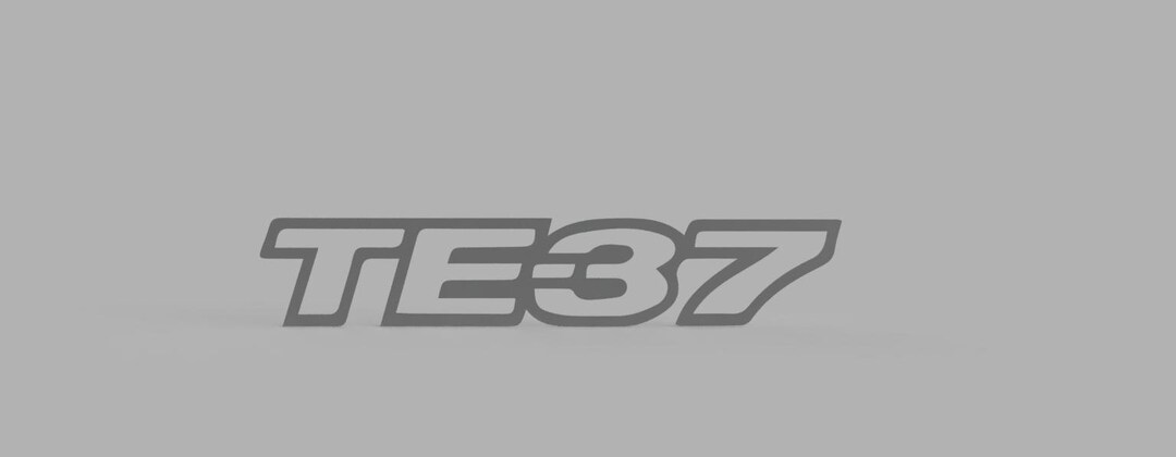 TE37 Volk Racing Logo Art File Digital Printable in .dxf and .ai for ...