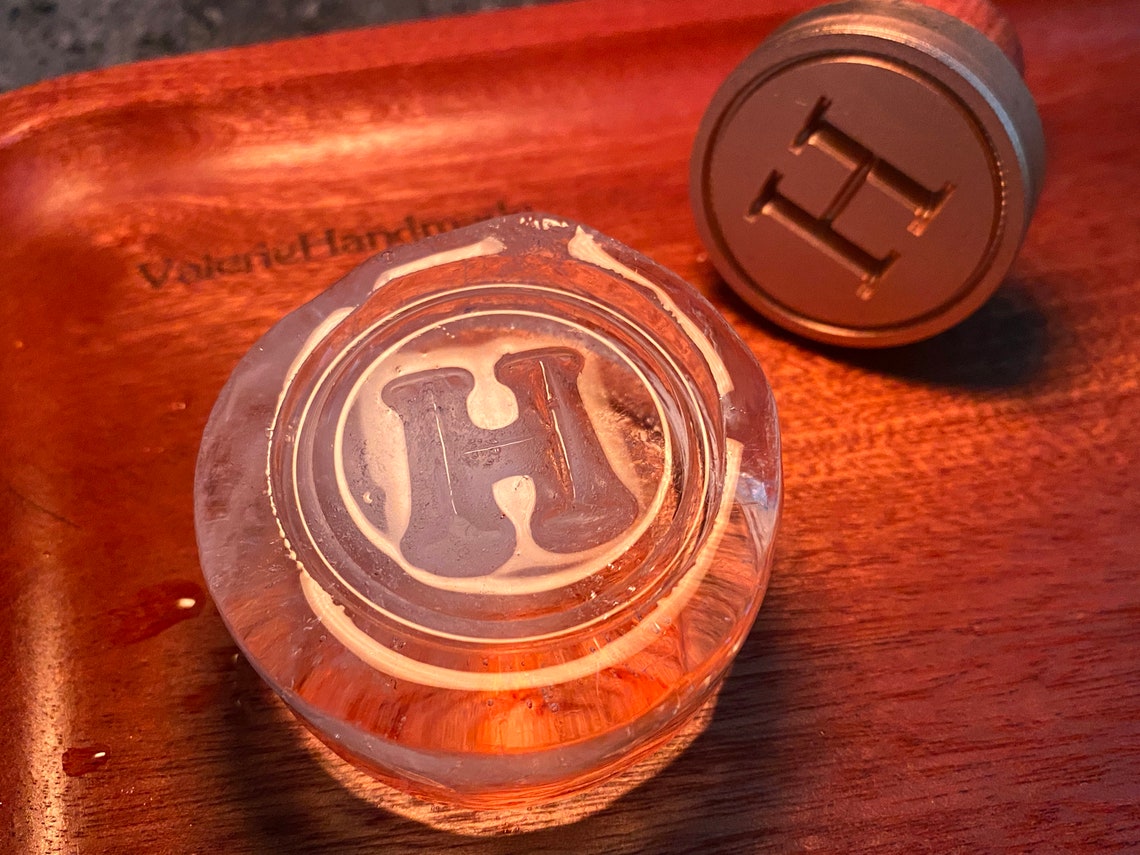 Custom Ice Cube Stamp Brand Ice Cube Stamp Ice Stamper Ice - Etsy