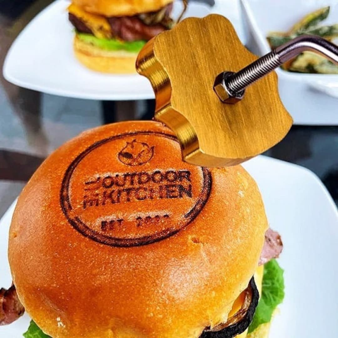 Burger Brand Iron Custom, Branding Iron for Burger, Electric Iron for ...
