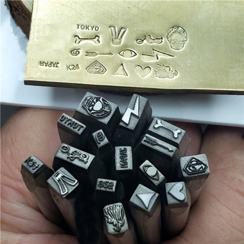 Custom Metal Stamps for Jewelry Custom Steel Touchmark Stamp - Etsy