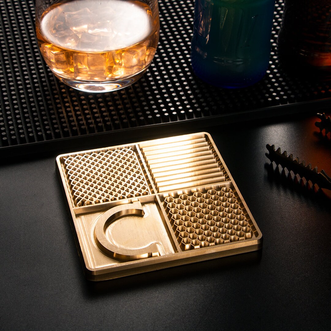 Clear Ice Cube Design Tray Custom Ice Cube Stamp Personalized Ice Plate ...