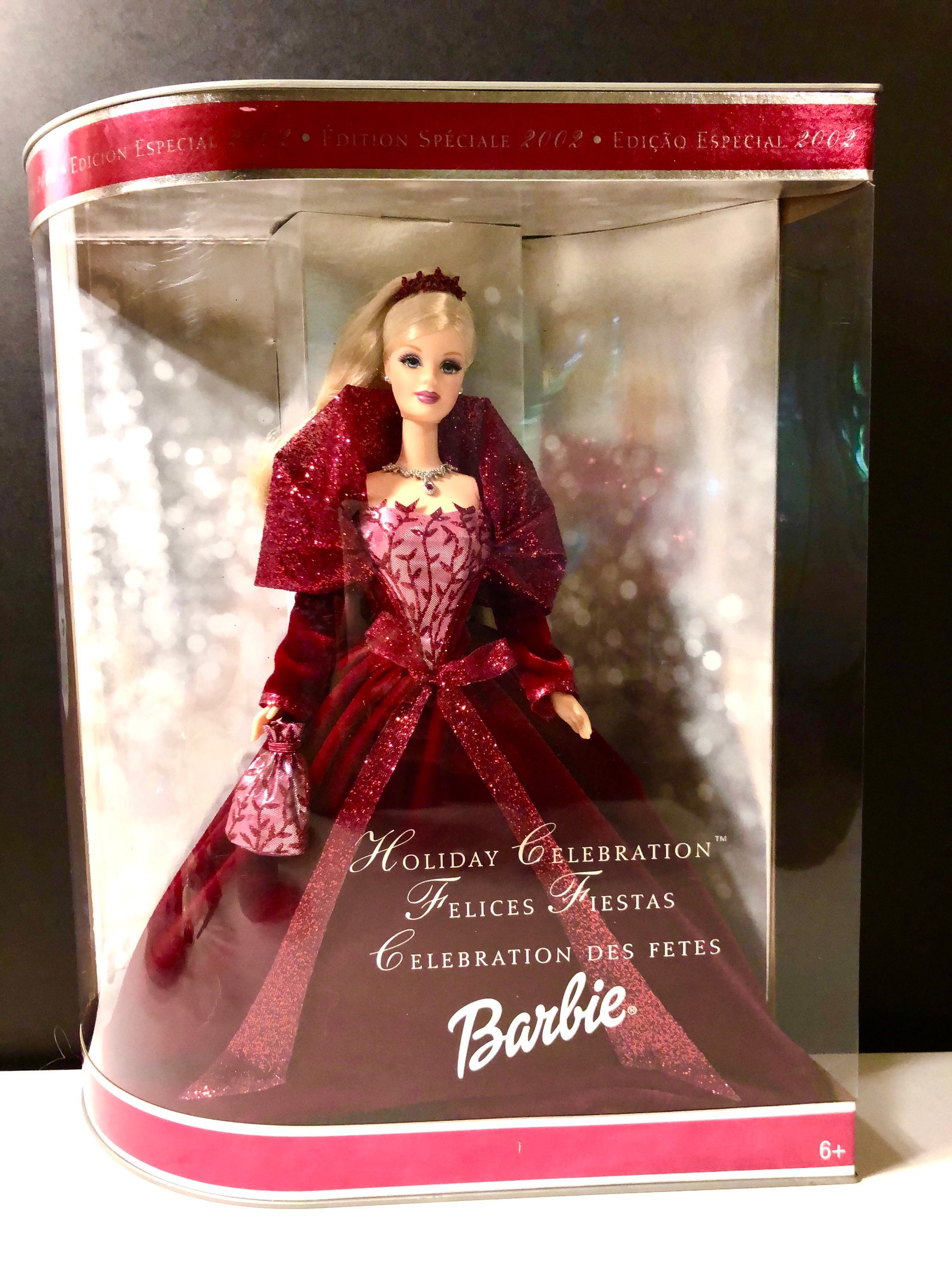 2002 Holiday Celebration Barbie - Etsy