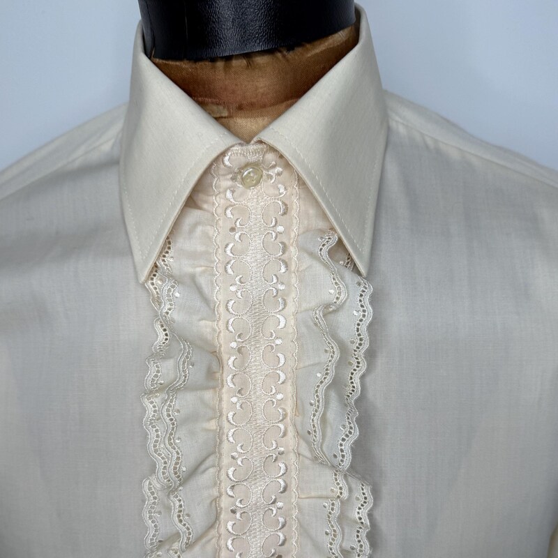 Ruffled Tuxedo Shirt - Etsy