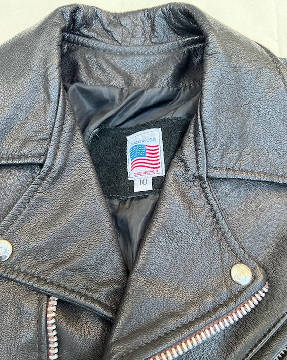 Vintage Branded Garments Womans Leather Bikers Jacket… - Gem