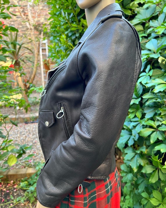 Vintage Branded Garments Womans Leather Bikers Jacket… - Gem