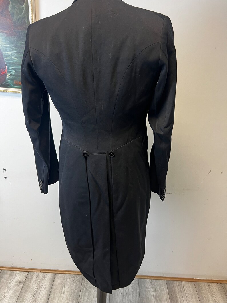 1930s Black Long Tailcoat by John Pnell of Liverpool, Men/women's ...