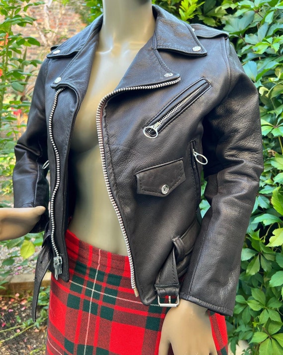 Vintage Branded Garments Womans Leather Bikers Jacket… - Gem