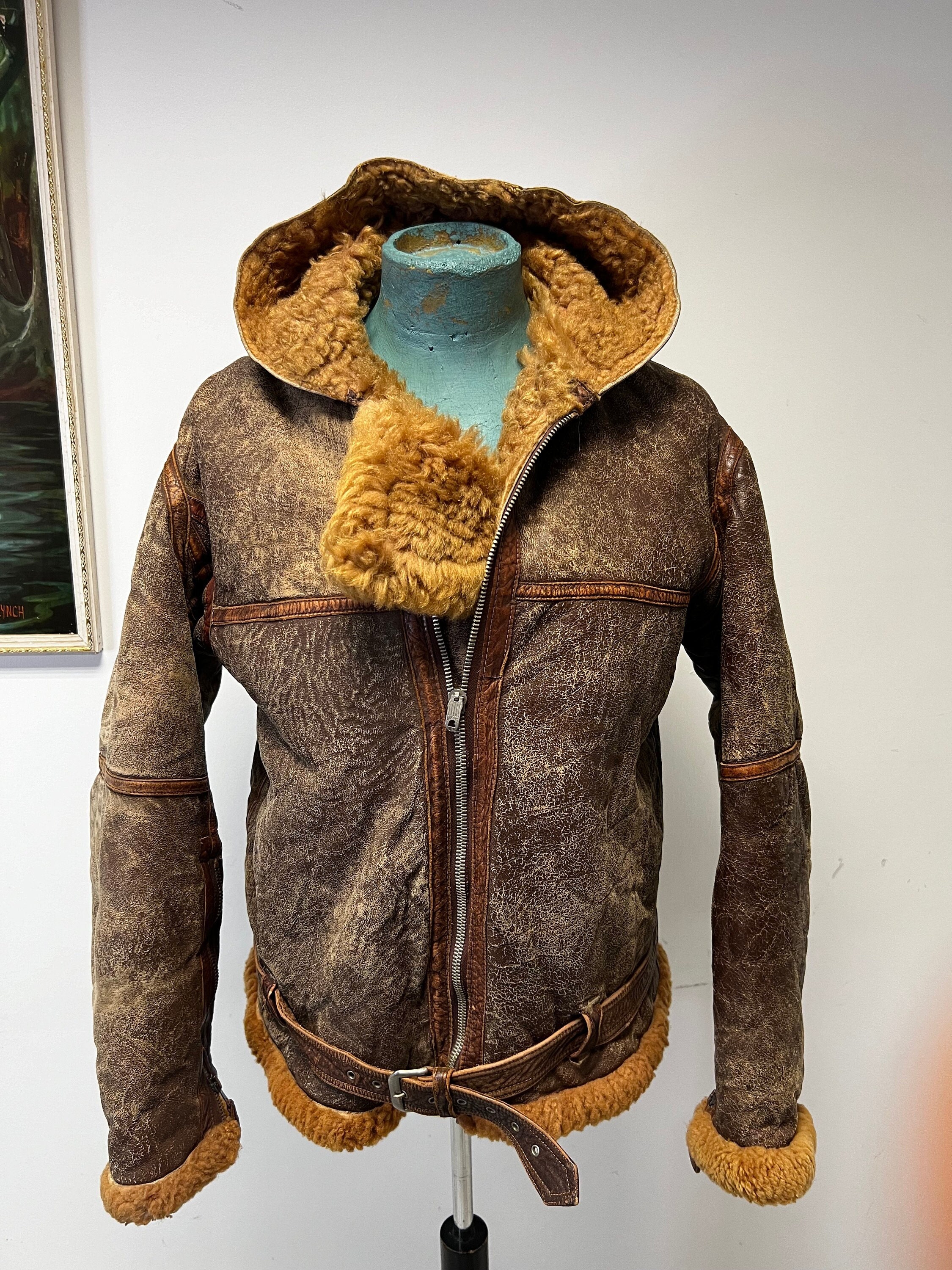 Original Rare WW2 RAF WW11 Coastal Command, Irvin, Sheepskin Original Rare WW2 RAF WW11 Coastal Command, Irvin, Sheepskin