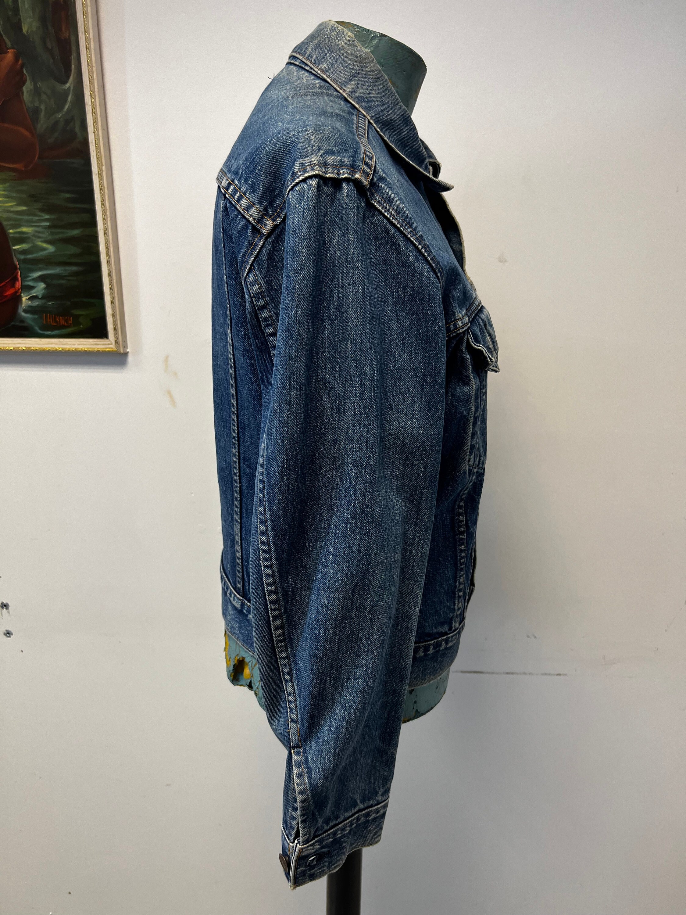 Rare 1970s, Levis Orange Tab, Type 3 Trucker, Denim Cotton Jacket. Size ...