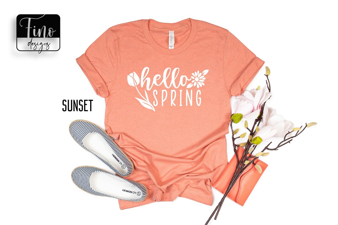 Hello Spring Shirt, Spring Lover Shirt, Easter Shirt, Season Shirt ...