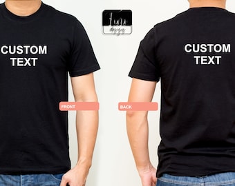 Custom T Shirt - Etsy