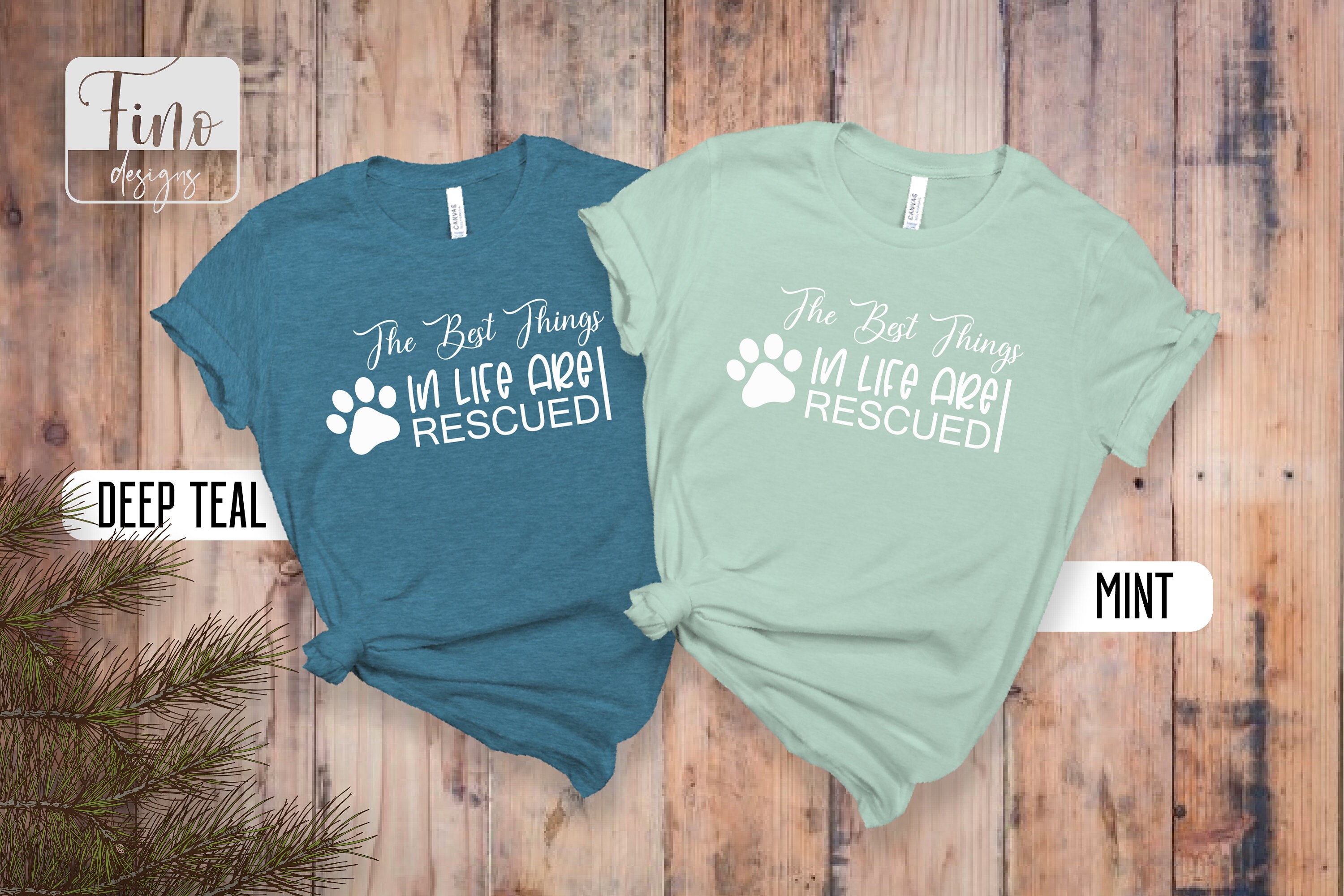 Dog Rescue Shirt Animal Rescue Shirt Rescue Dog Tshirt Paw | Etsy