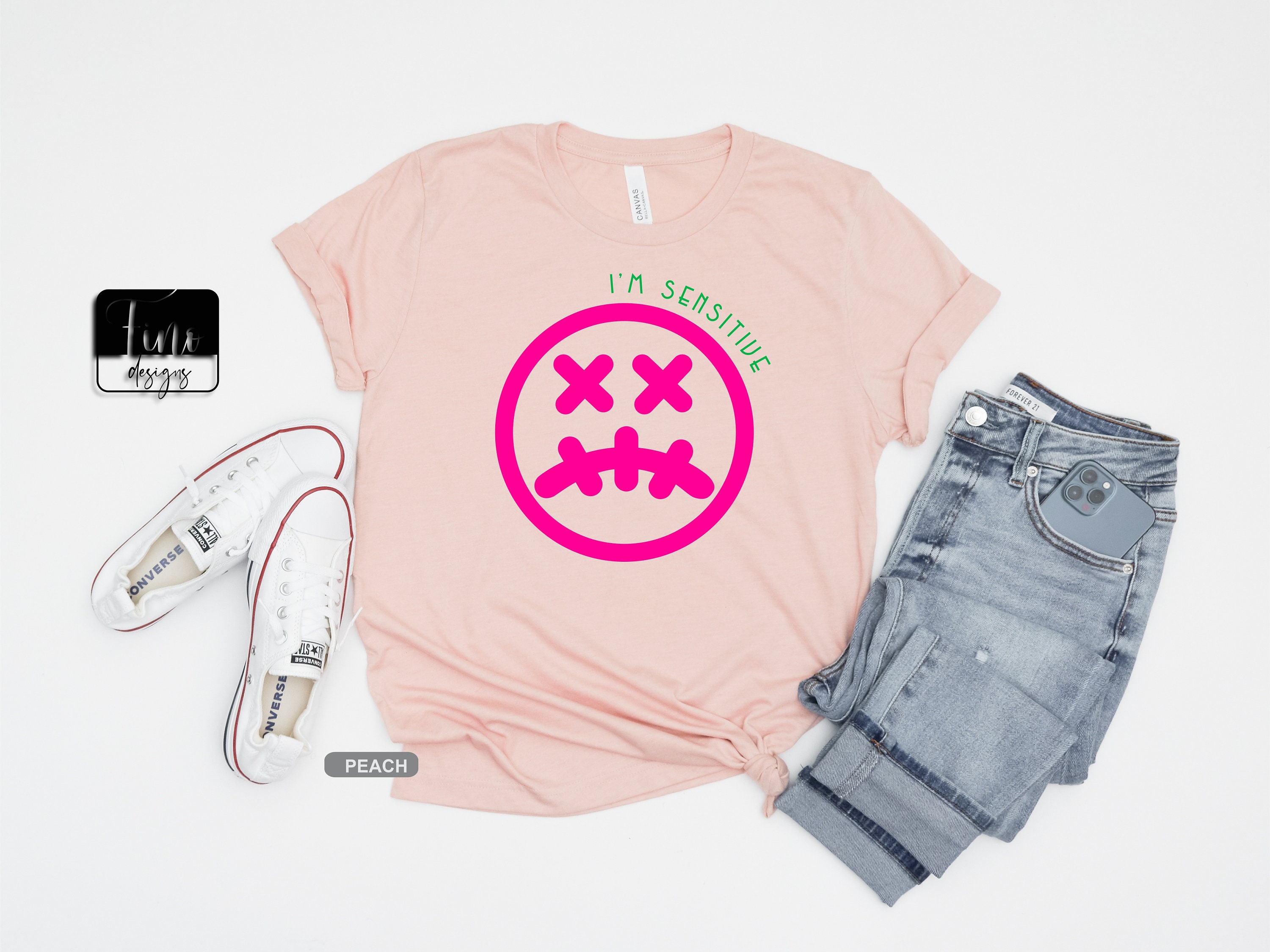 I Am Sensitive Sad Face Graphic Print Unisex T-shirt - Etsy