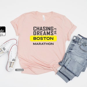 Boston Marathon Shirt, Custom Running Tshirt, Marathon Training Tee ...