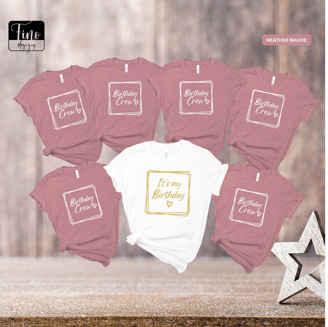Birthday Shirt, Birthday Crew Shirt, Birthday Crew, Birthday Party ...