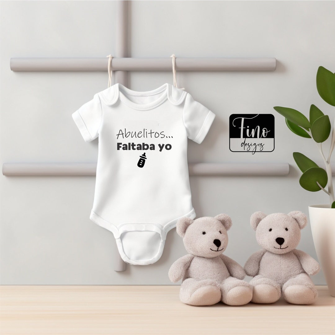 Spanish Pregnancy Announcement, Baby Reveal Onesie for Abuelitos ...