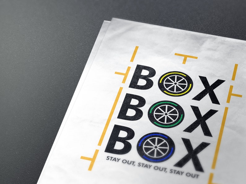 Box, Box, Box Pit Stop Poster F1 Poster Formula 1 Prints Formula 1 ...