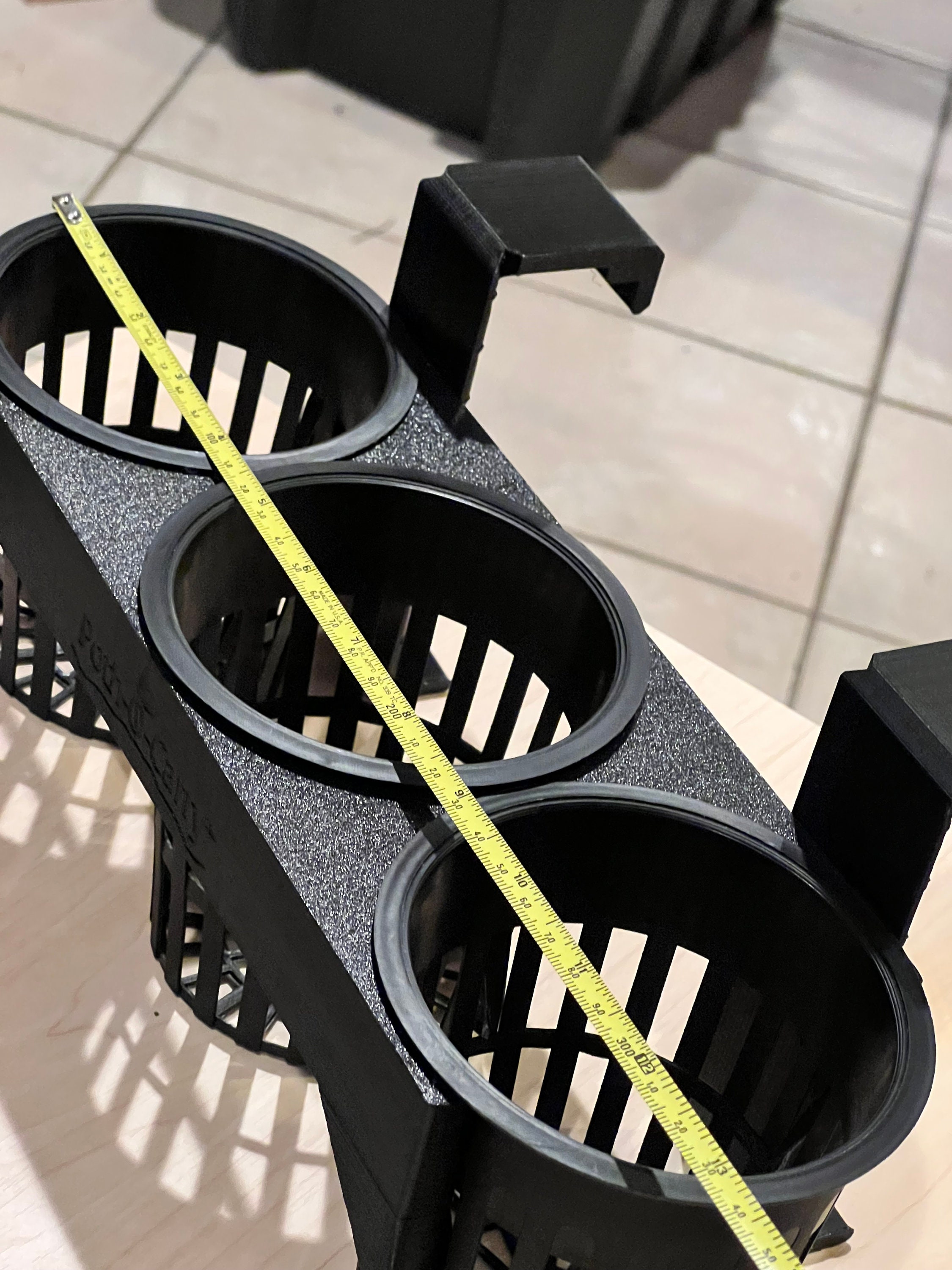 Poth-O-Carry® Triptych Max - Triple 4" Net Pot Holder for your aquarium ...