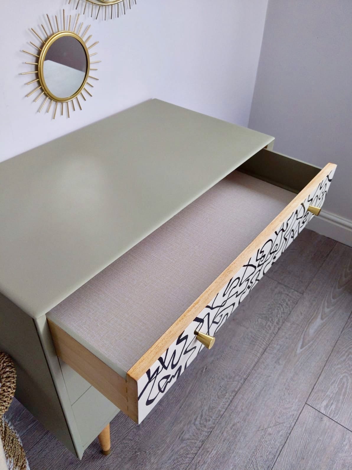 SOLD SOLD SOLD Sage Green Retro Chest of Drawers - Etsy