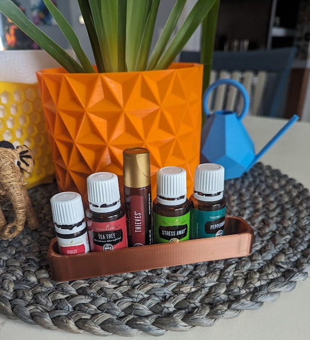 3D Printed Essential Oil Holder, Aromatherapy Display, Eco-friendly - Etsy