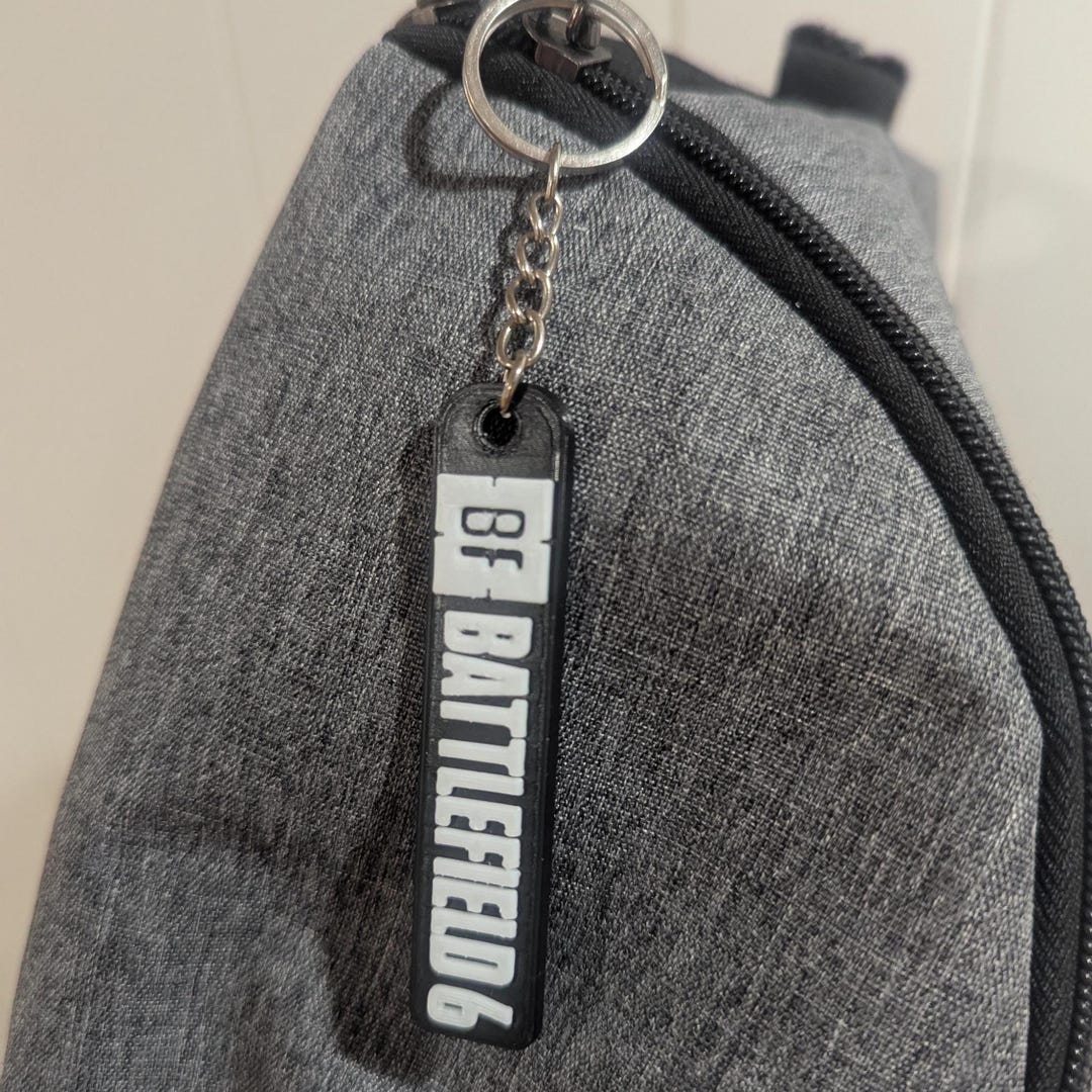 Battlefield 6 KEYCHAIN, BF6, Tactical, Games, Black, Video Games, FPS ...
