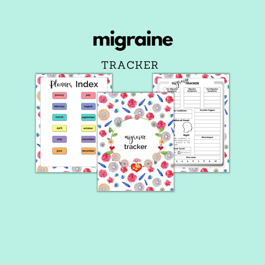Digital Migraine Symptom Tracker - Etsy