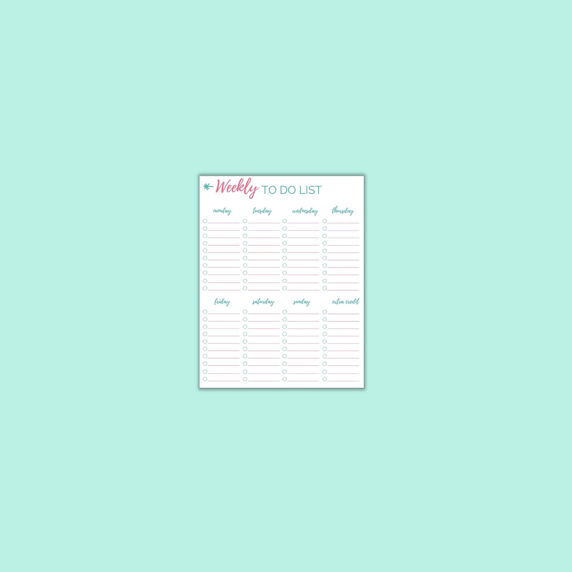 Undated Digital Planner Monthly & Weekly View Calendars Digital Planner ...