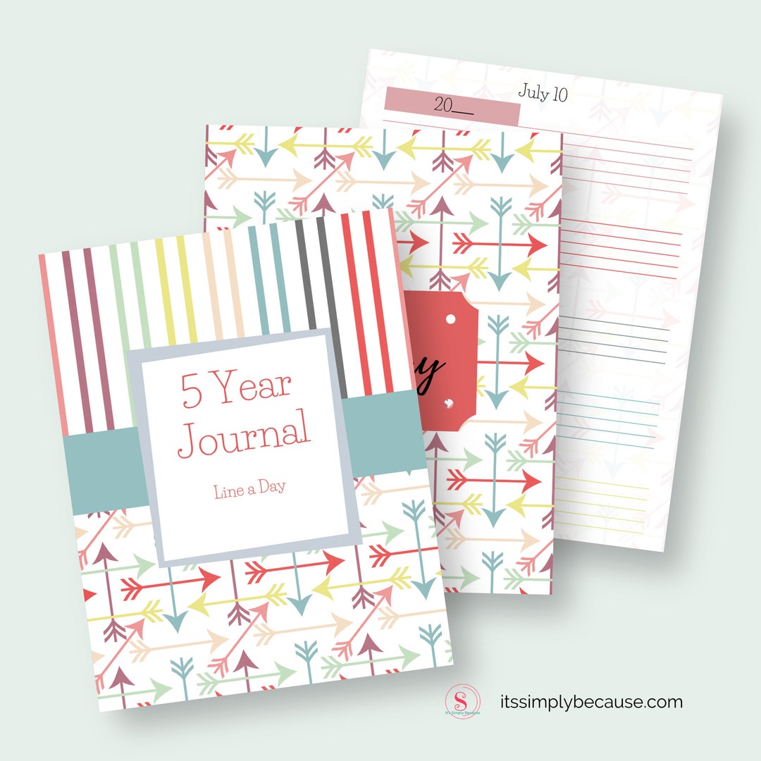 Digital Line a Day Journal | Undated - Etsy