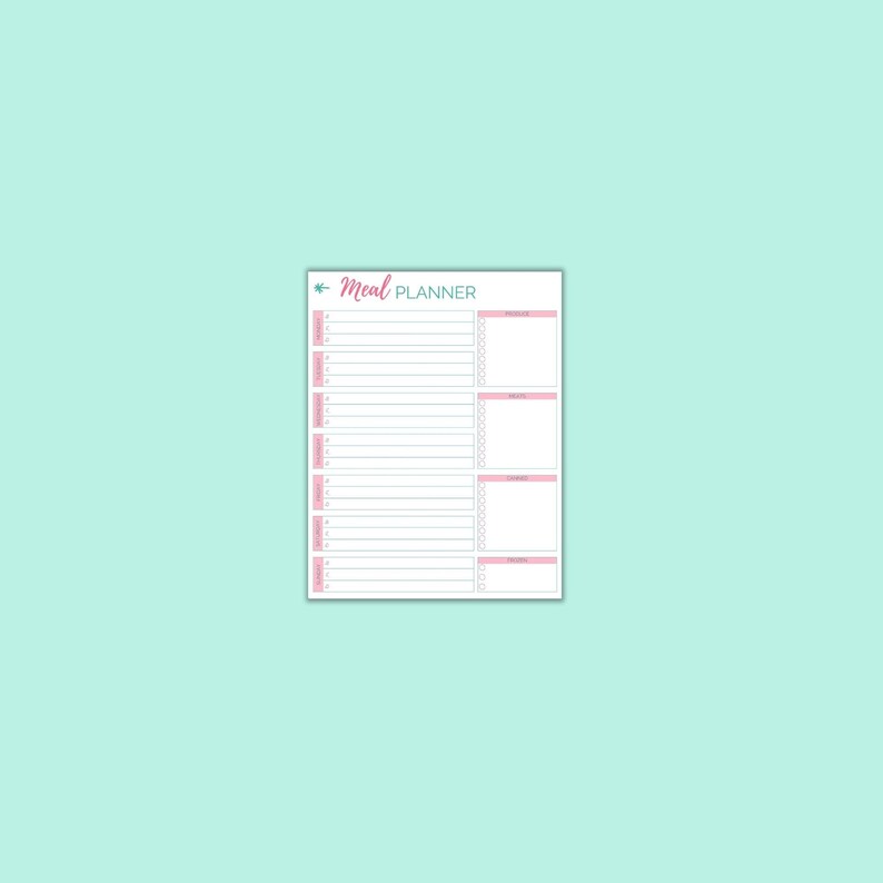 Undated Digital Planner Monthly & Weekly View Calendars Digital Planner ...