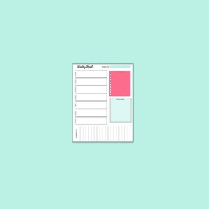 Undated Digital Planner | Monthly & Weekly View Calendars | Digital ...